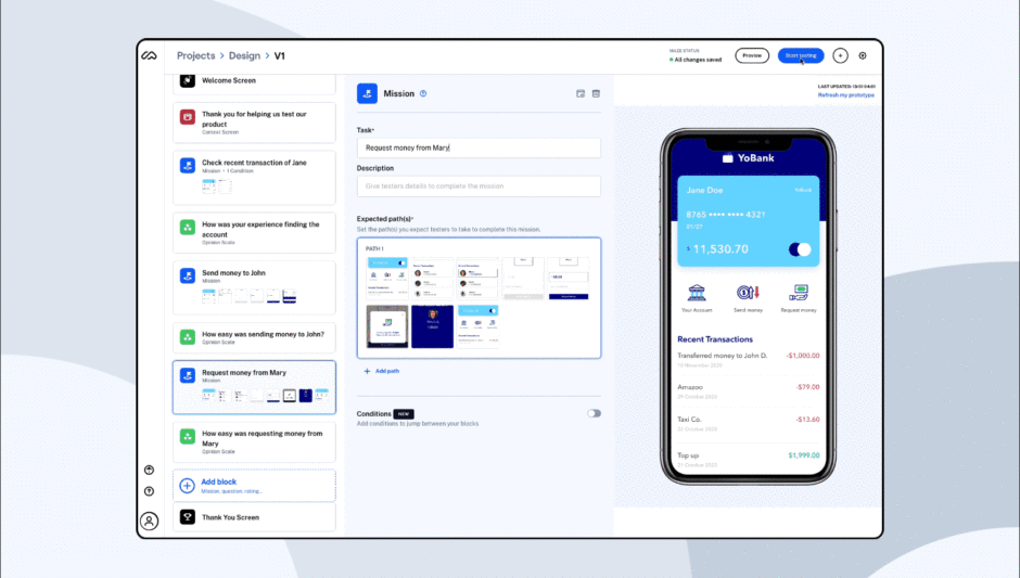 maze – unmoderated user testing tool | Designsmith